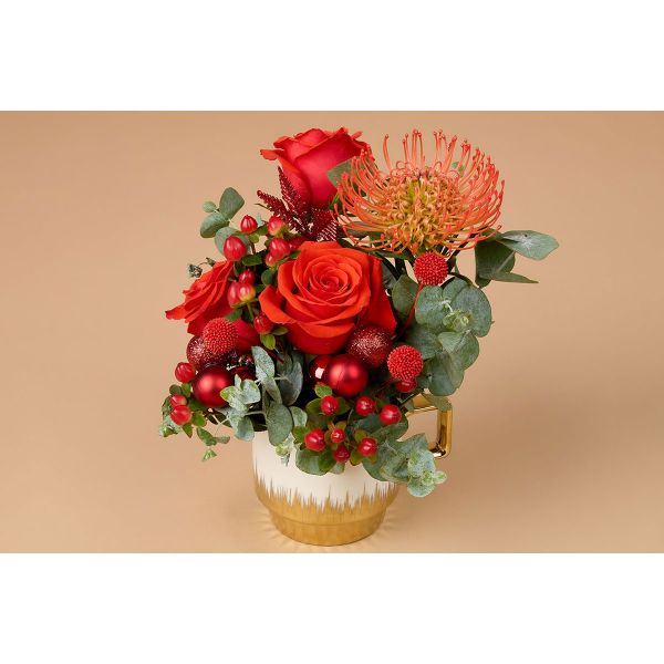 Ceasca cu trandafiri rosii – Red Bloom Cup